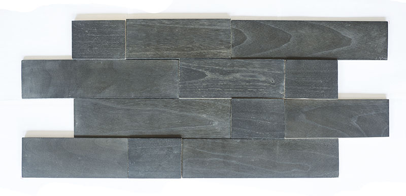 Mindi Panel Coal Black - Wood Cladding