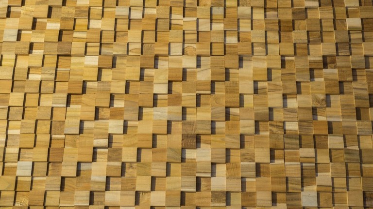 Teak Cladding Block - Wood Cladding