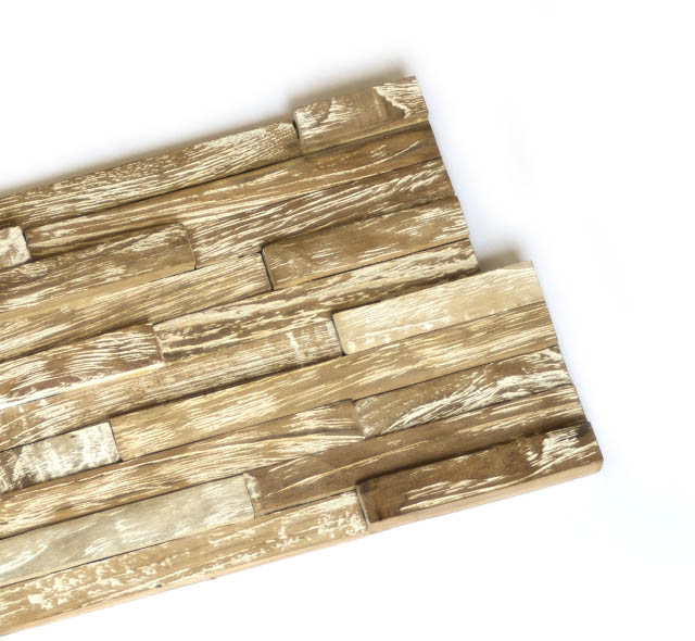 White Wash Small Web Side - Wood Cladding